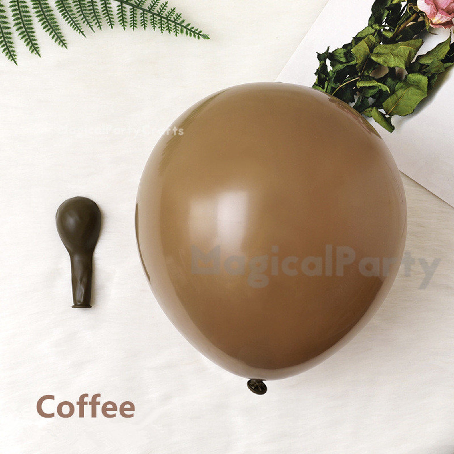 90pcs Retro Coffee Balloon Garland Kit Double Stuffed Tan - Etsy