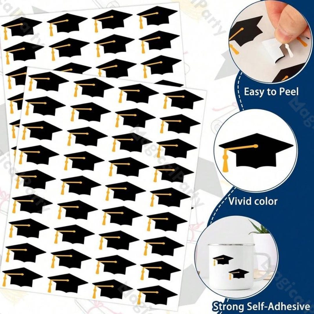 Graduation Hat Stickers/graduation Hat/graduation Ceremony/graduation ...