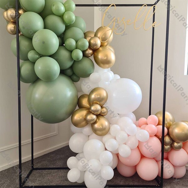 Pink and Green Balloon Arch - Etsy