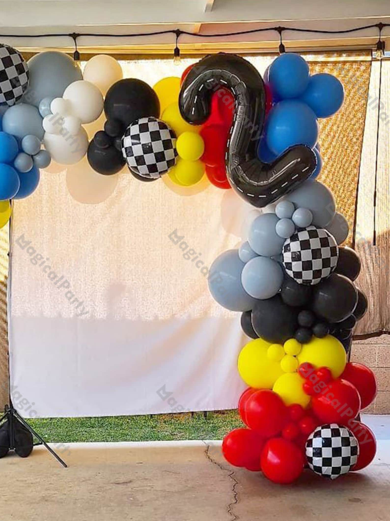 135pcs Racing Car Two Fast Birthday Decorations Race Car - Etsy