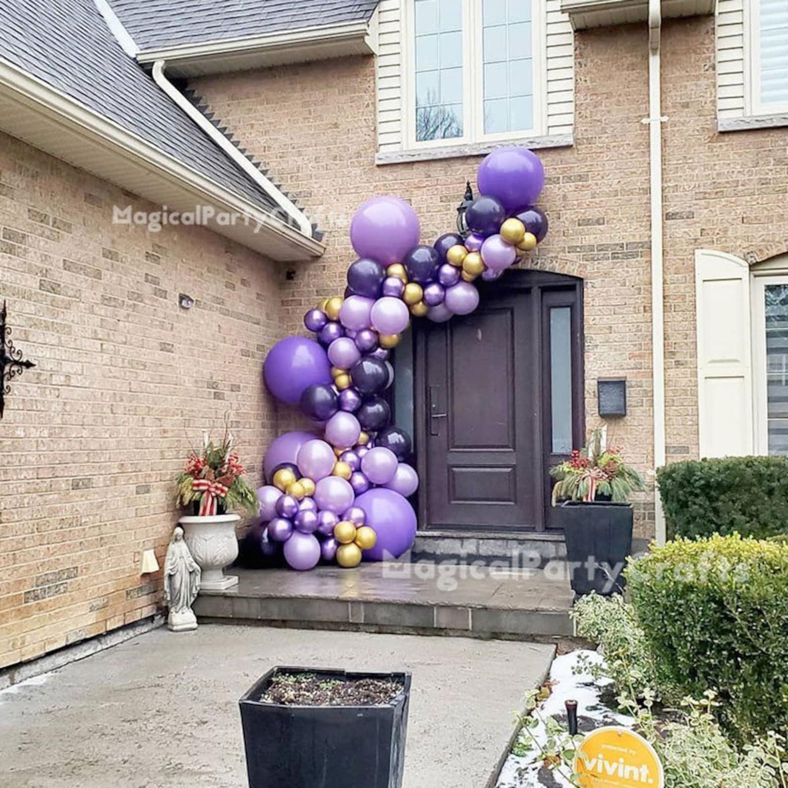 104pcs Purple Lavender Violet Balloon Garland Kit Chrome Gold - Etsy