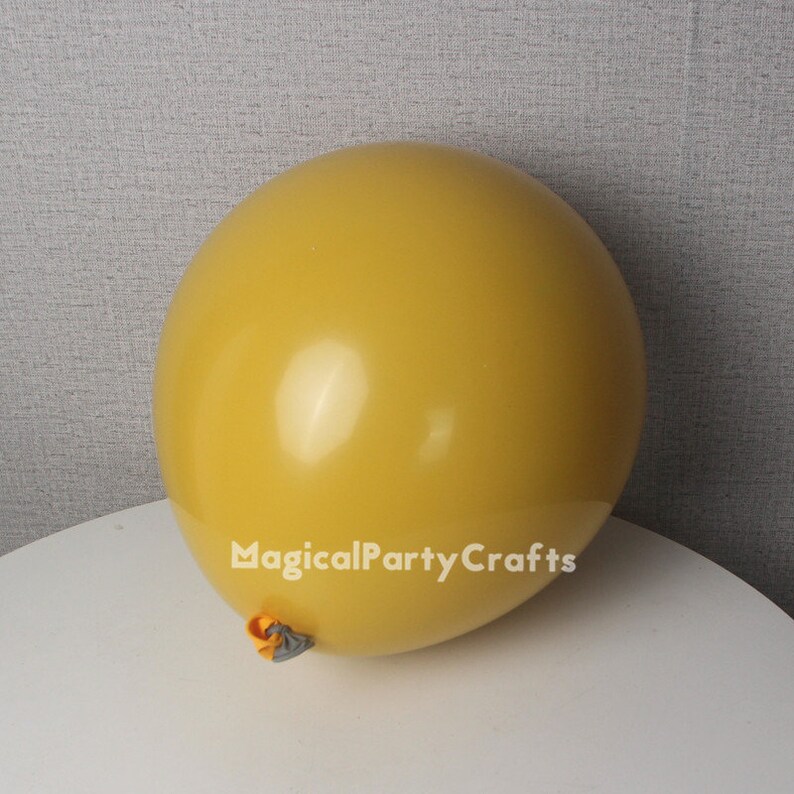 134pcs Double Ginger Balloon Garland Kit Yellow Latex Balloon - Etsy