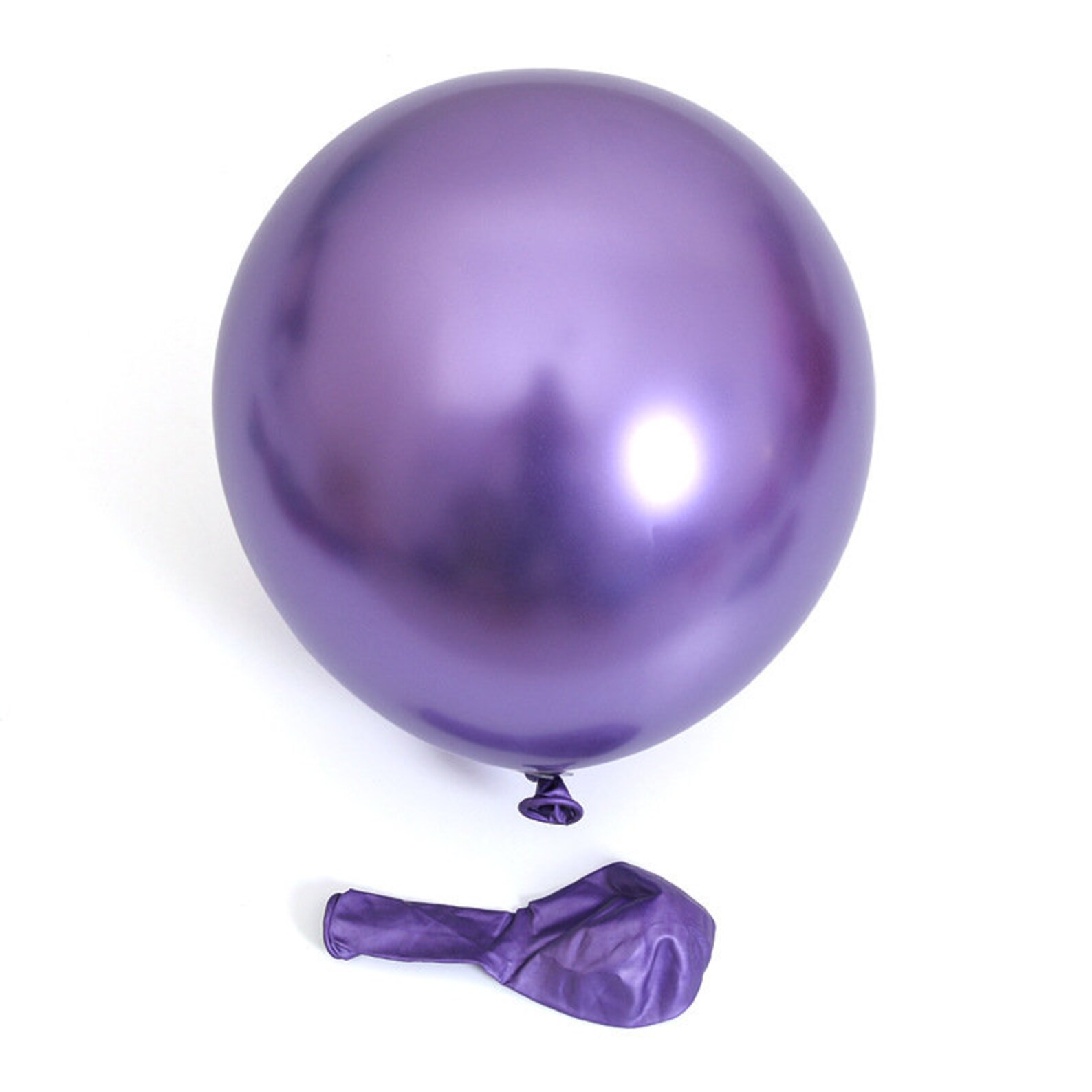 104pcs Purple Lavender Violet Balloon Garland Kit Chrome Gold Metallic ...