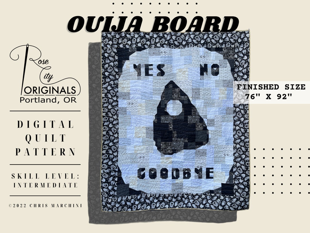 Ouija Board - Digital Quilt Pattern - PDF Download - Etsy