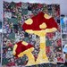 Mushie Throw - Patchwork Mushroom Quilt Pattern - PDF Download - Etsy