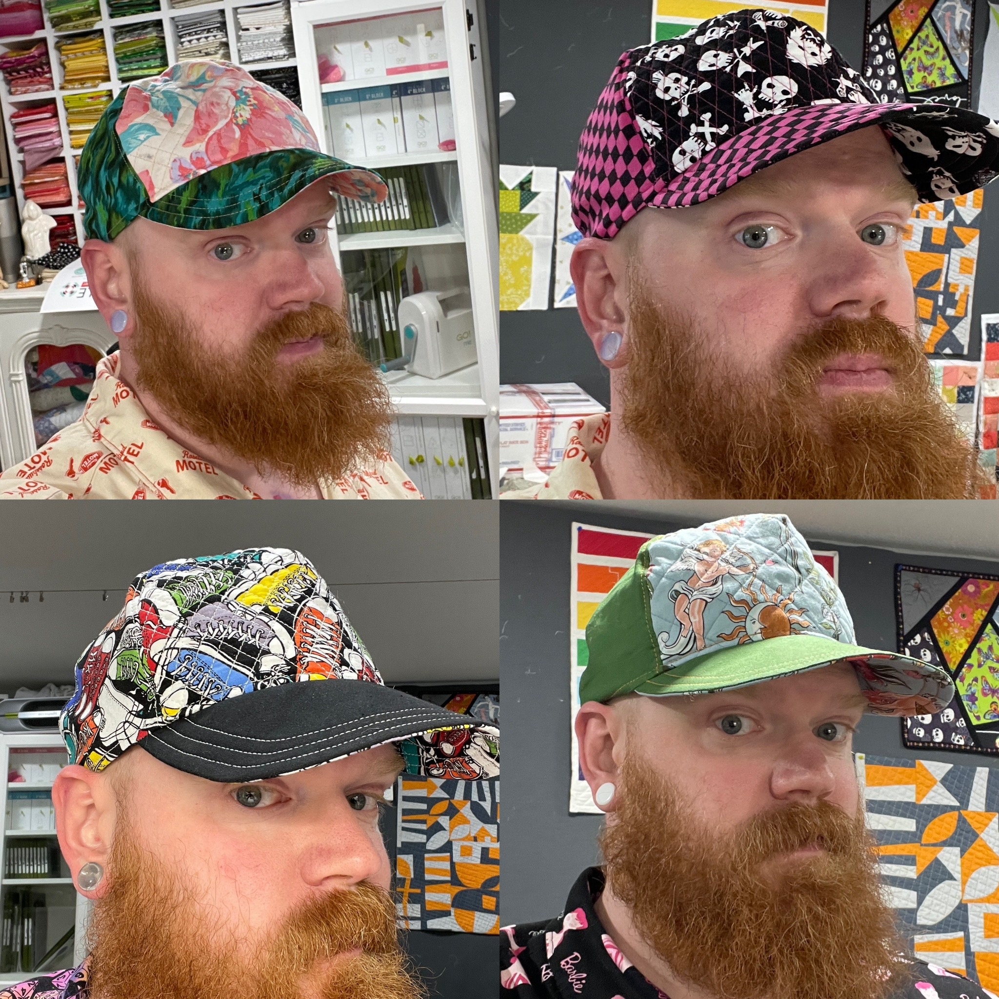 Quilted Trucker Hat Digital PDF Pattern Make Your Own Hat - Etsy