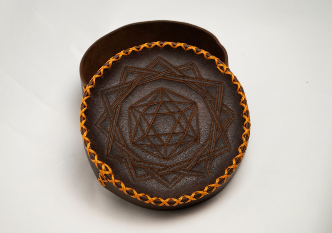 Leather Dice Storage & Tresure Chest Dnd Personalized Dice Box - Etsy