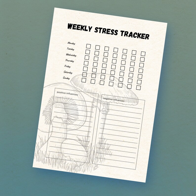 Stress Tracker BUNDLE - Etsy