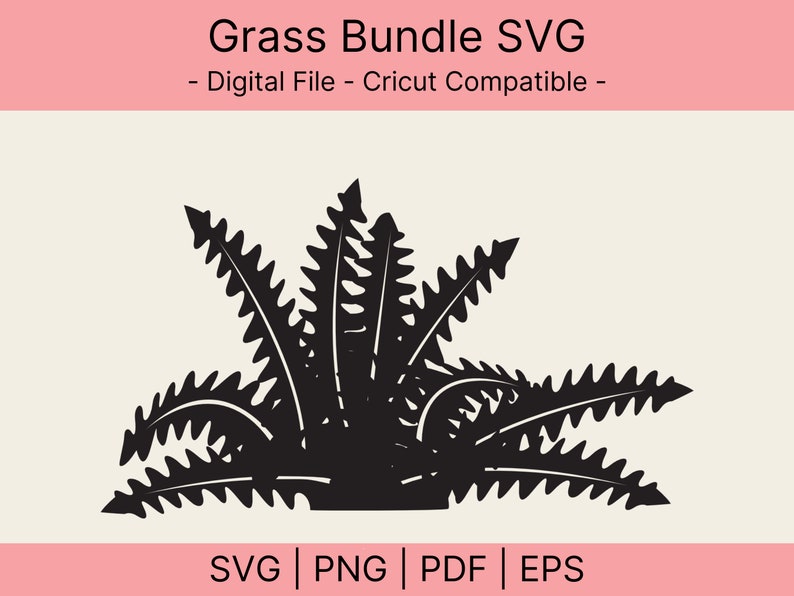 Grass SVG Border Bundle, Wild Plant Vector (digital Download) - Etsy