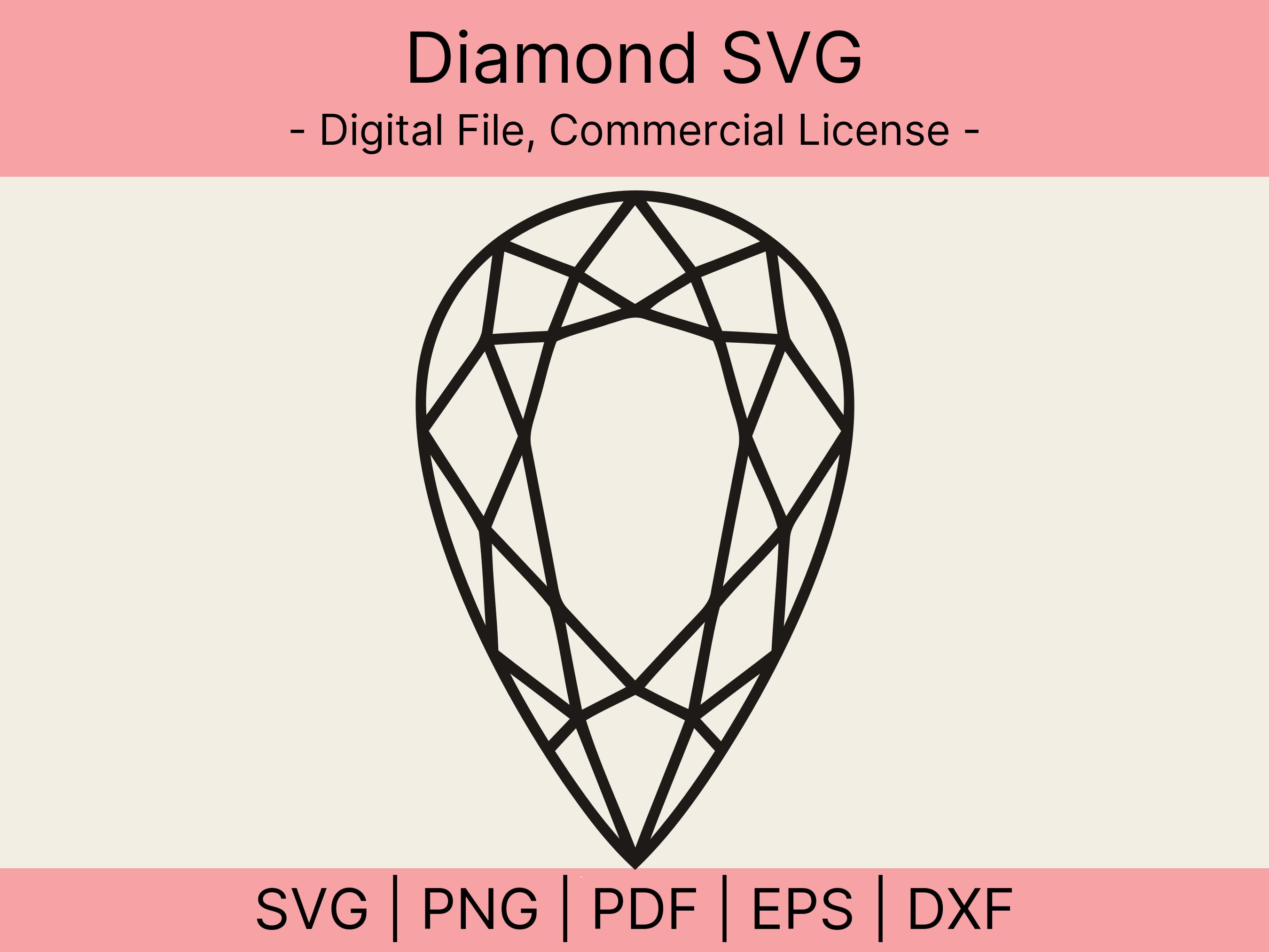 Gems SVG, Diamond SVG, Precious Stone SVG, Vector Cut File Cricut ...