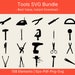 158 Mechanic Tools Bundle Svg, Tools Clipart, Tools Silhouette, Tools ...