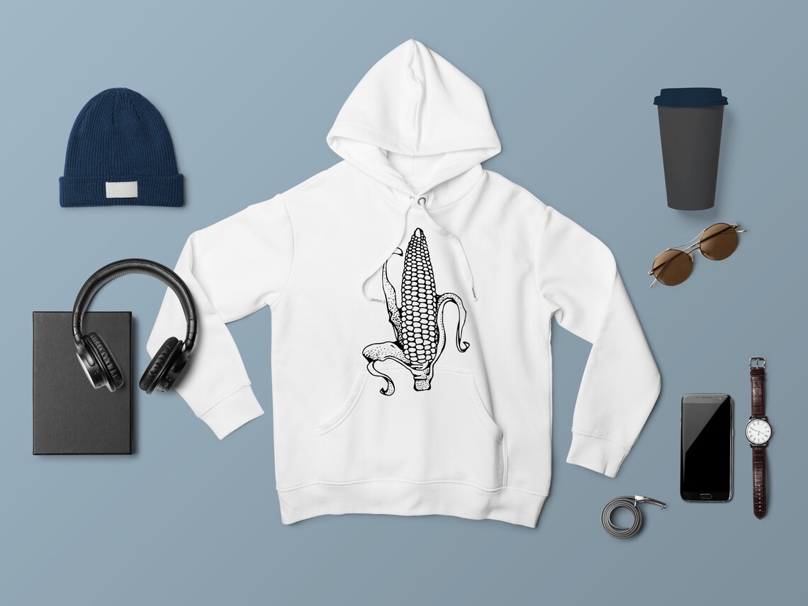 Corn SVG, Vintage Corn SVG File, Corn Design for Crafting, Vector Cut ...