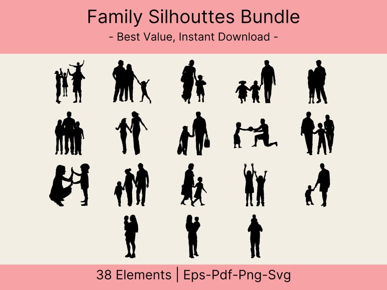 Family Svg Files, Family Svg, Family Silhouette, Family Cut Files ...
