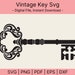 Retro Key SVG, Vintage Key, Key Svg, SVG Vector Cut File for Cricut ...