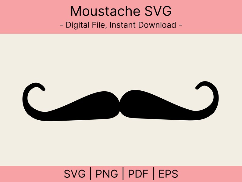 Moustache SVG Bundle, Mustache SVG Silhouette It's a Boy Baby Shower ...