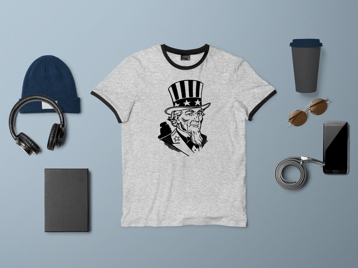 Uncle Sam Svg, Vintage Uncle Sam Drawing Svg, American Icon Svg ...