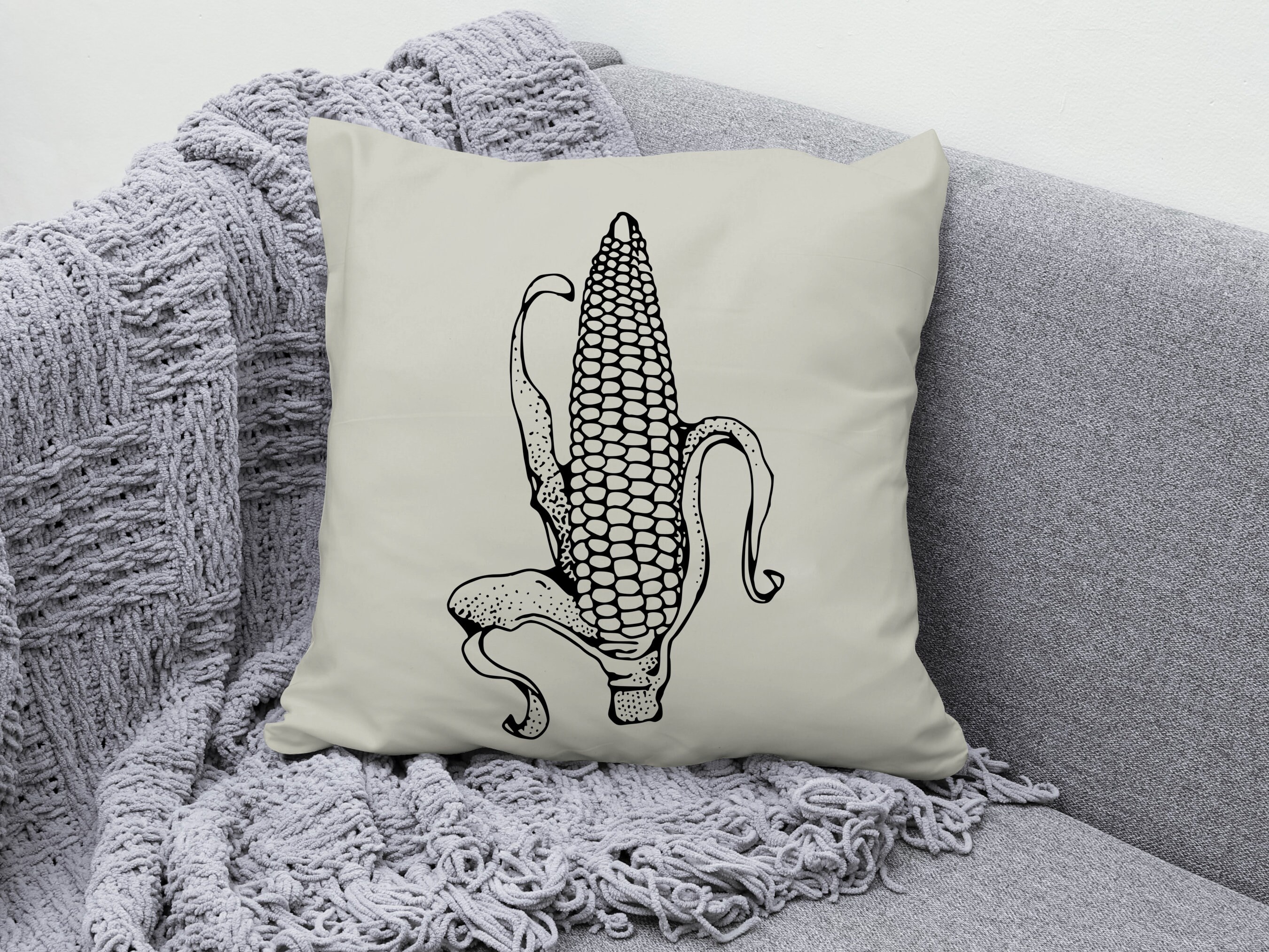 Corn SVG, Vintage Corn SVG File, Corn Design for Crafting, Vector Cut ...