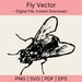 Flies Vector Pack for Cricut, Cricut Fly Vector Pack, Cricut Fly Vector ...