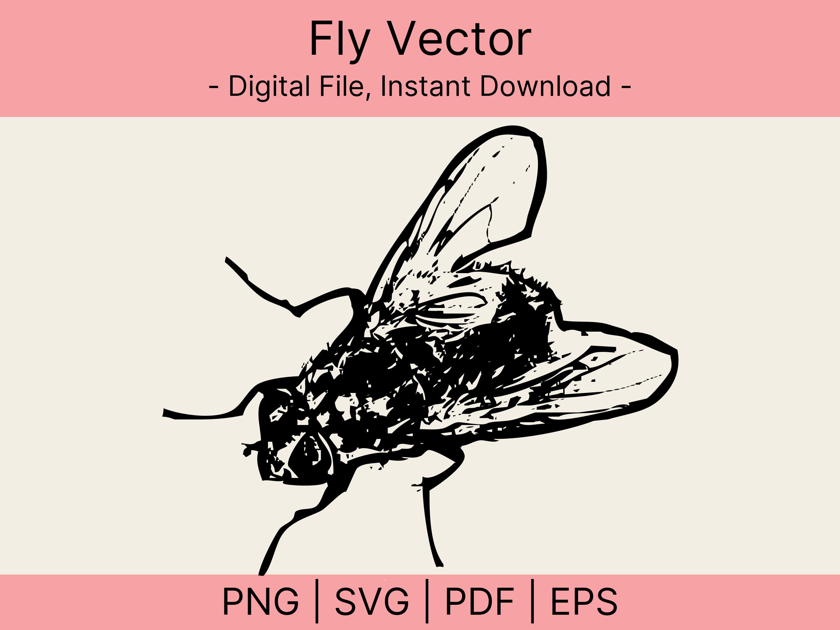 Flies Vector Pack for Cricut, Cricut Fly Vector Pack, Cricut Fly Vector ...