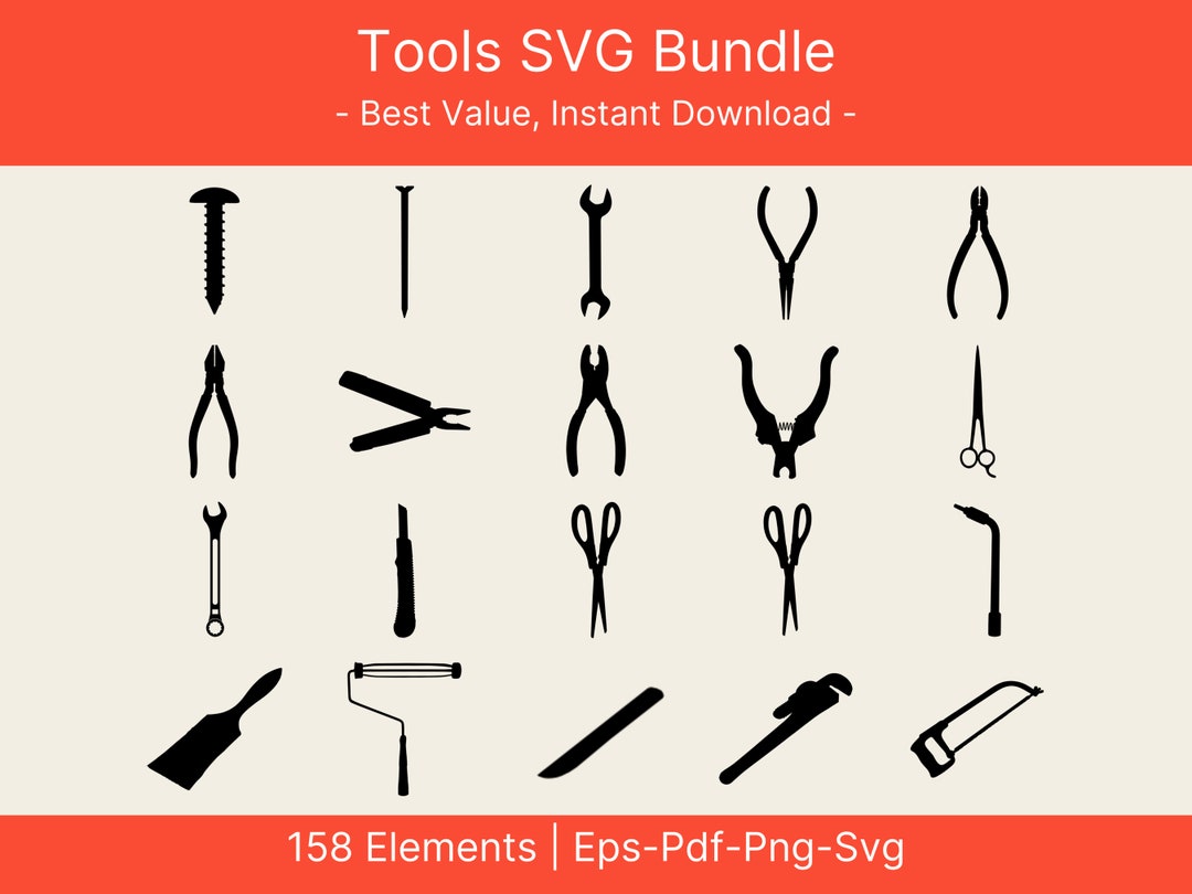 158 Mechanic Tools Bundle Svg Tools Clipart Tools - Etsy