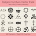 Religious SVG Bundle, 46 Spiritual Emblems Svg, Christian Svg ...
