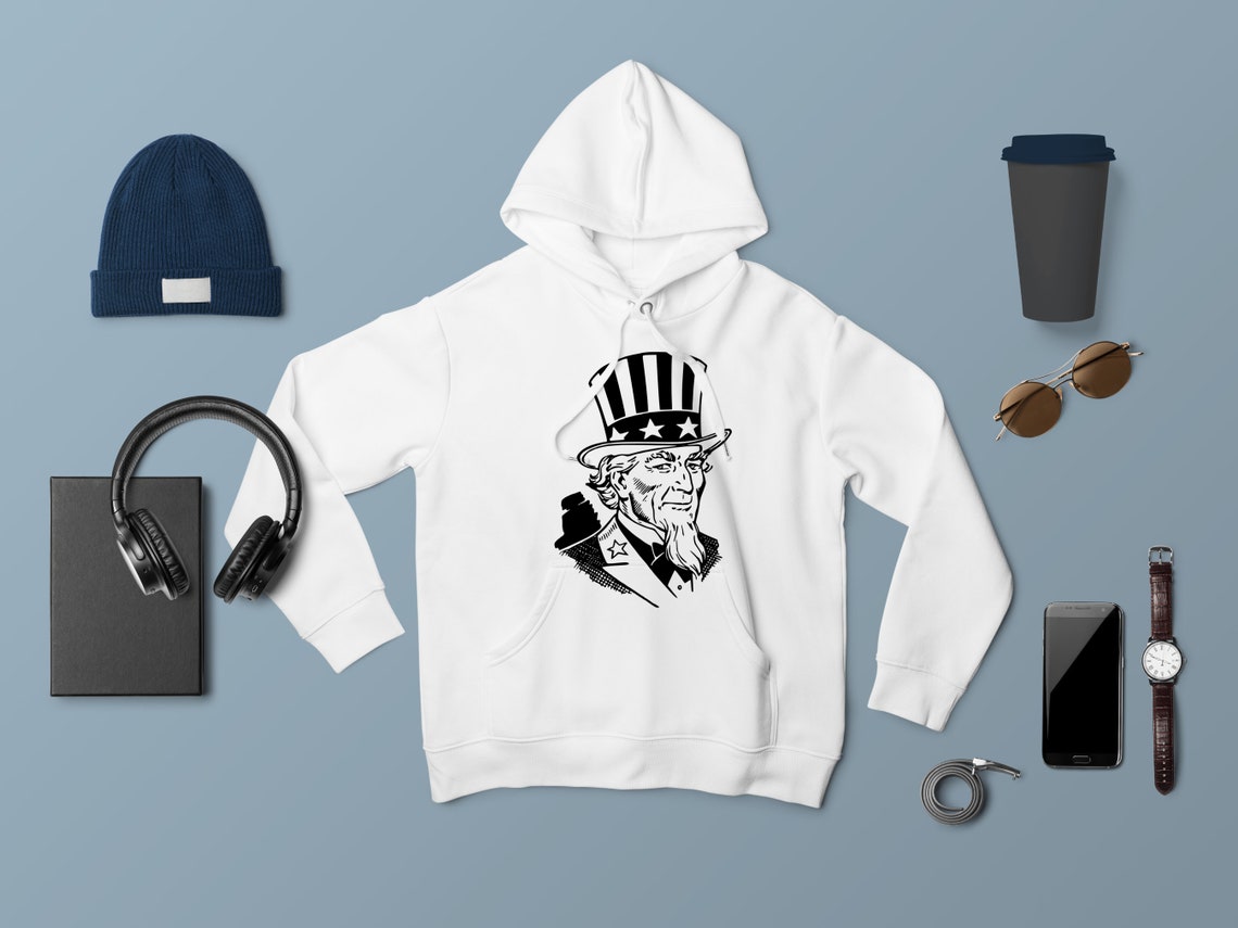 Uncle Sam Svg, Vintage Uncle Sam Drawing Svg, American Icon Svg ...