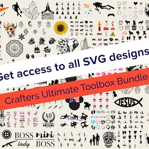 Crafting Essentials: SVG Bundle, All Shop Bundle, Cut Files, Silhouette ...