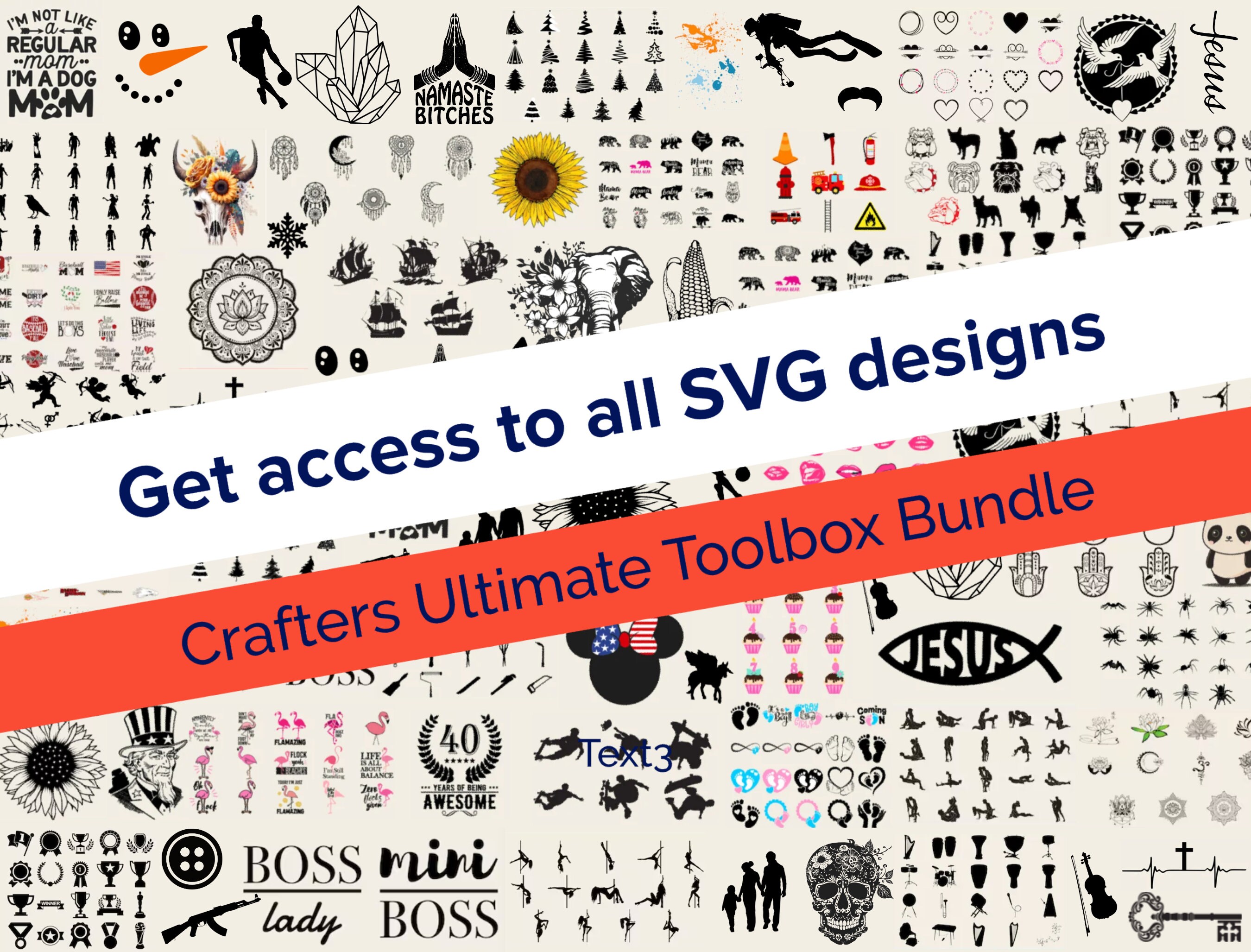 Crafting Essentials: SVG Bundle, All Shop Bundle, Cut Files, Silhouette ...