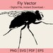 Flies Vector Pack for Cricut, Cricut Fly Vector Pack, Cricut Fly Vector ...