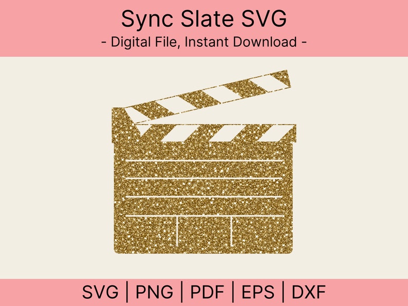 Sync Slate SVG, Clapperboard SVG, Clapperboard PNG, Director Tool ...