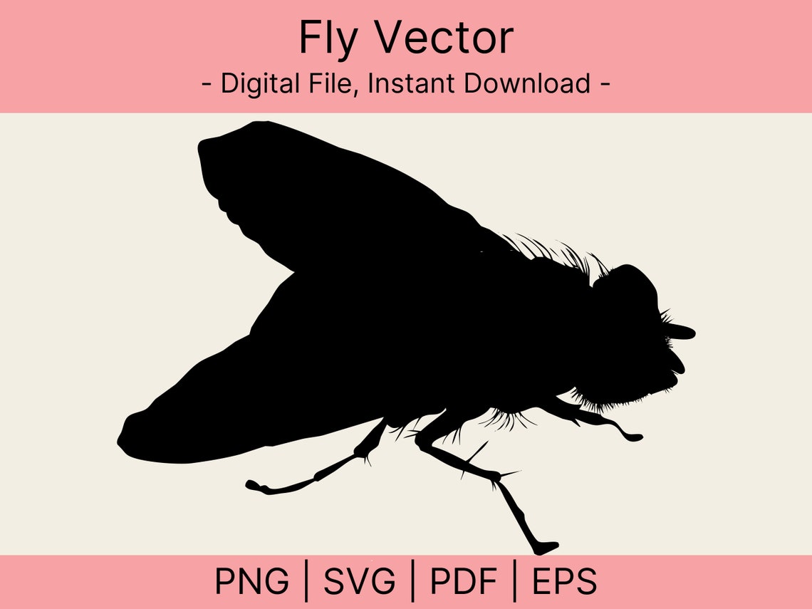 Flies Vector Pack for Cricut, Cricut Fly Vector Pack, Cricut Fly Vector ...