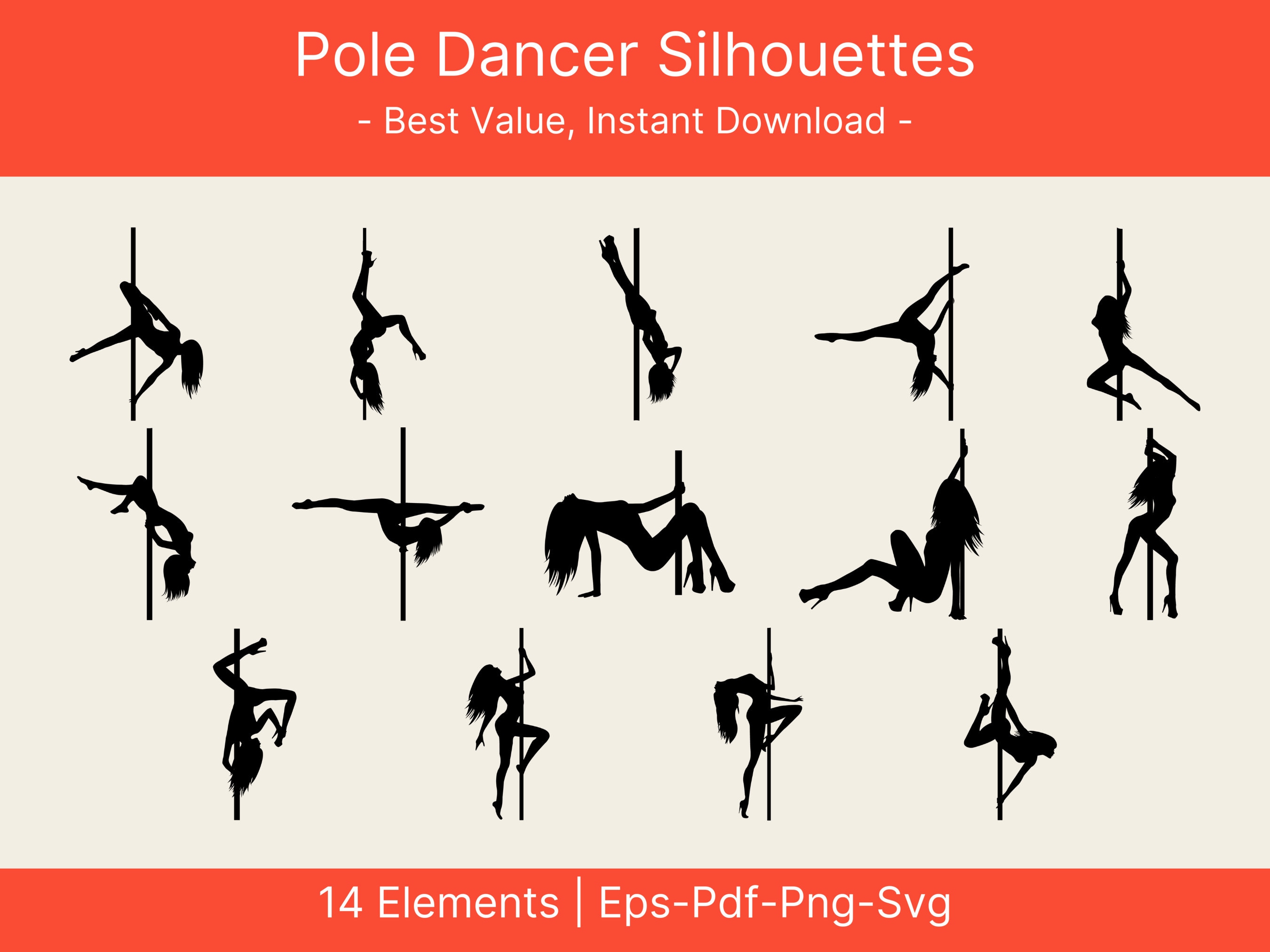 POLE DANCE SVG Bundle Exotic Dancer Svg, Commercial Use Svg, Cricut ...