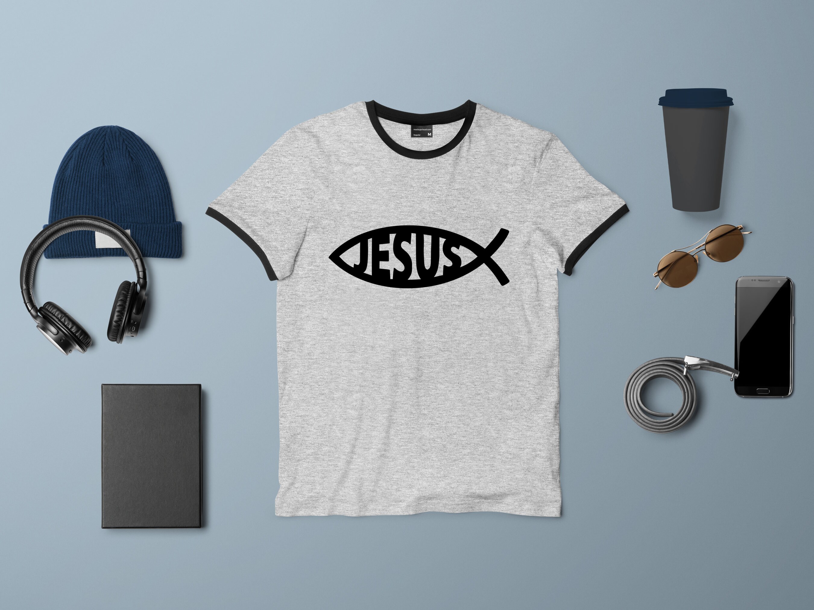 Jesus Svg, Jesus Fish Symbol SVG, Ichthus Svg, Christian SVG, Faith Svg ...