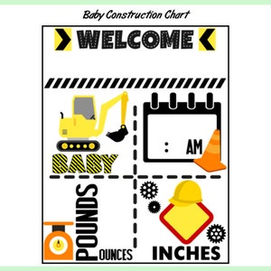 Baby Birth Announcement Bundle - SVG - DXF - EPS - Baby Stats - Metric ...