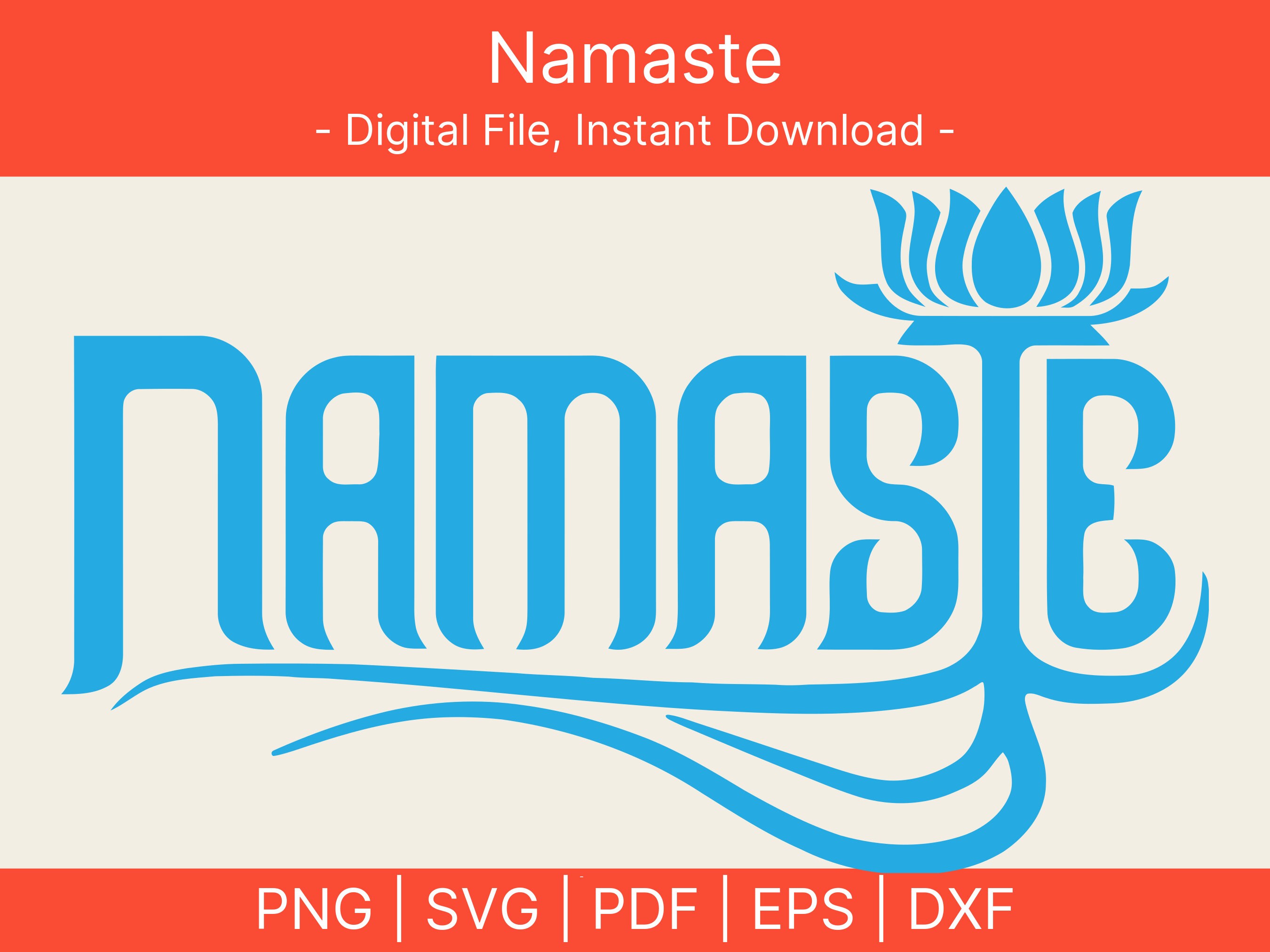 Namaste Png, Lotus Svg, Namaste DXF, Buddha SVG, Yoga Png, Yoga Png ...