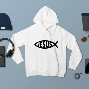 Jesus Svg, Jesus Fish Symbol SVG, Ichthus Svg, Christian SVG, Faith Svg ...