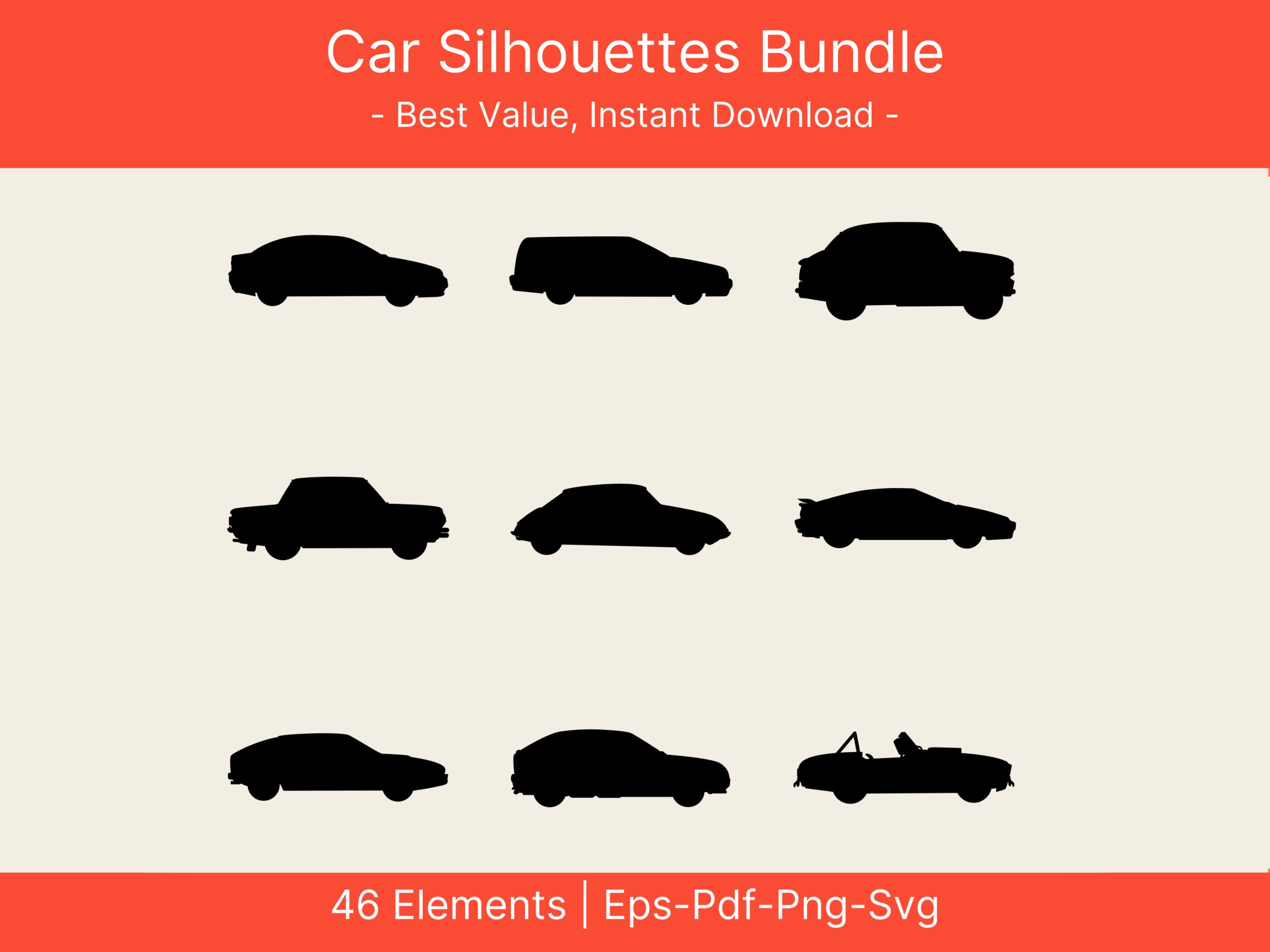 Car Silhouette Vector Free Download