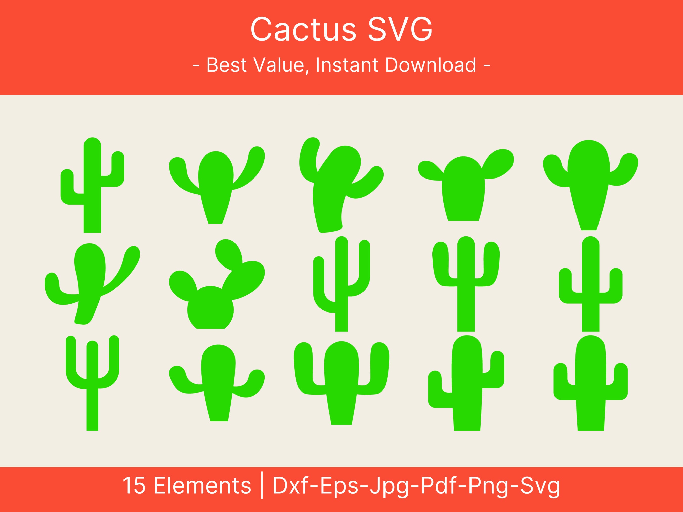 88 Cactus SVG Bundle, Cactus SVG, Cactus Png, Cactus Monogram SVG ...