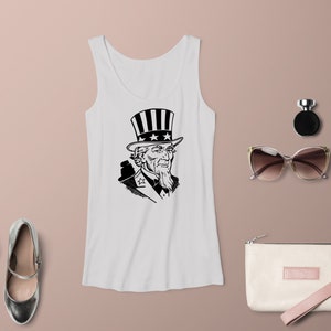 Uncle Sam Svg, Vintage Uncle Sam Drawing Svg, American Icon Svg ...