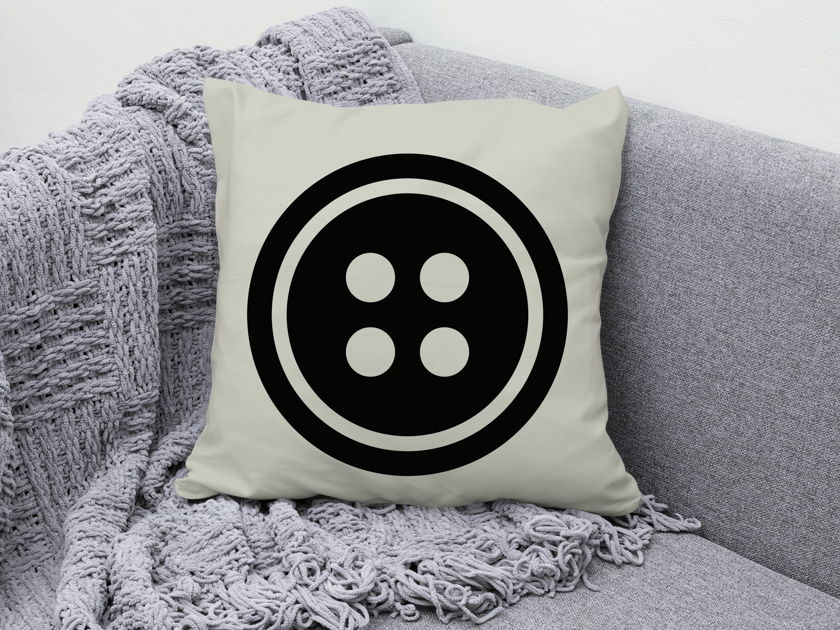 Sewing Button Svg, Tailor Svg, 4 Hole Button, SVG Vector Cut File for ...