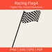 Racing Flag SVG, Start Flags, Race, Checkered Flag, Finish Flags, DXF ...
