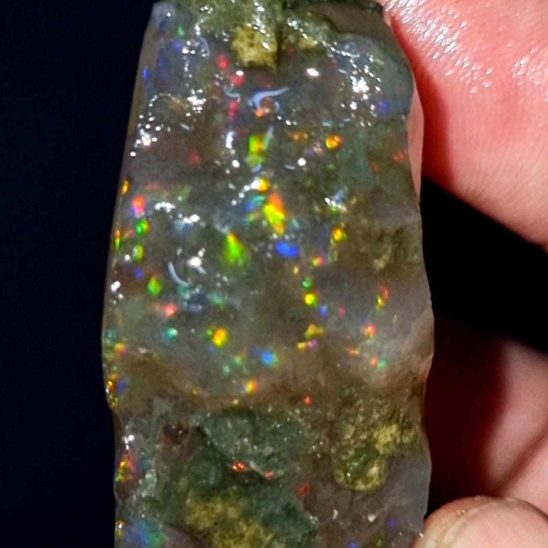 129 Crt, Ethiopian Opal Raw, Opal Rough, Crystal Opal Rough, Big Opal ...