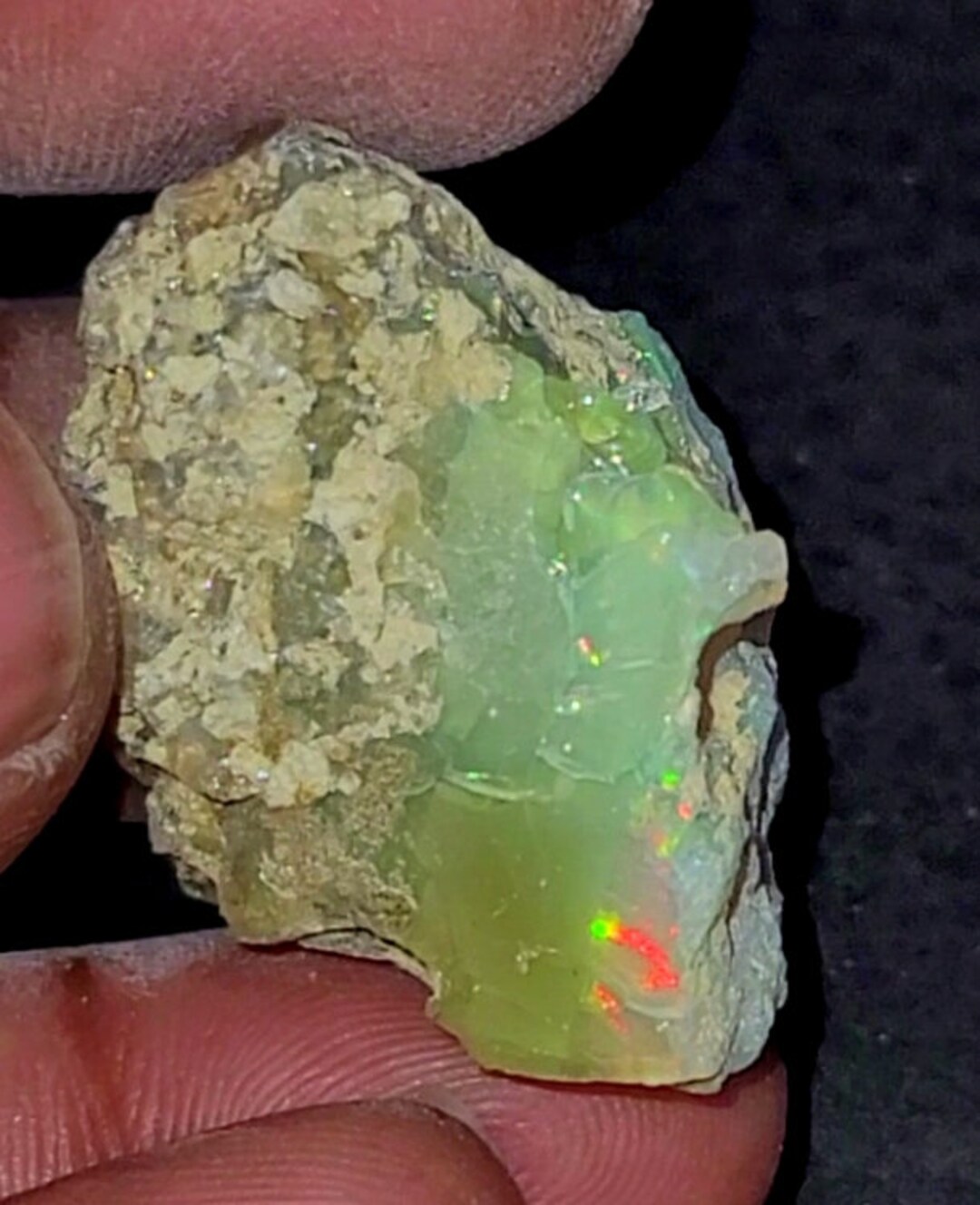 42.40 Carat Very Rare Natural Dry Ethiopian Opal Rough, Raw Opal, Welo ...