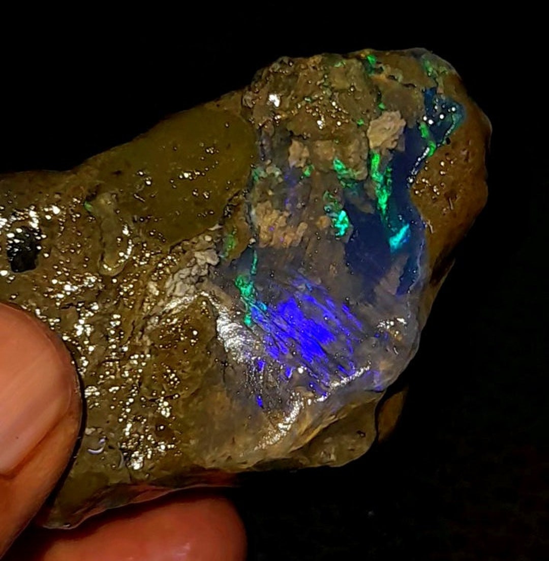 233 Carat Very Rare Natural Ethiopian Opal Rough, Raw Opal, Welo Fire ...