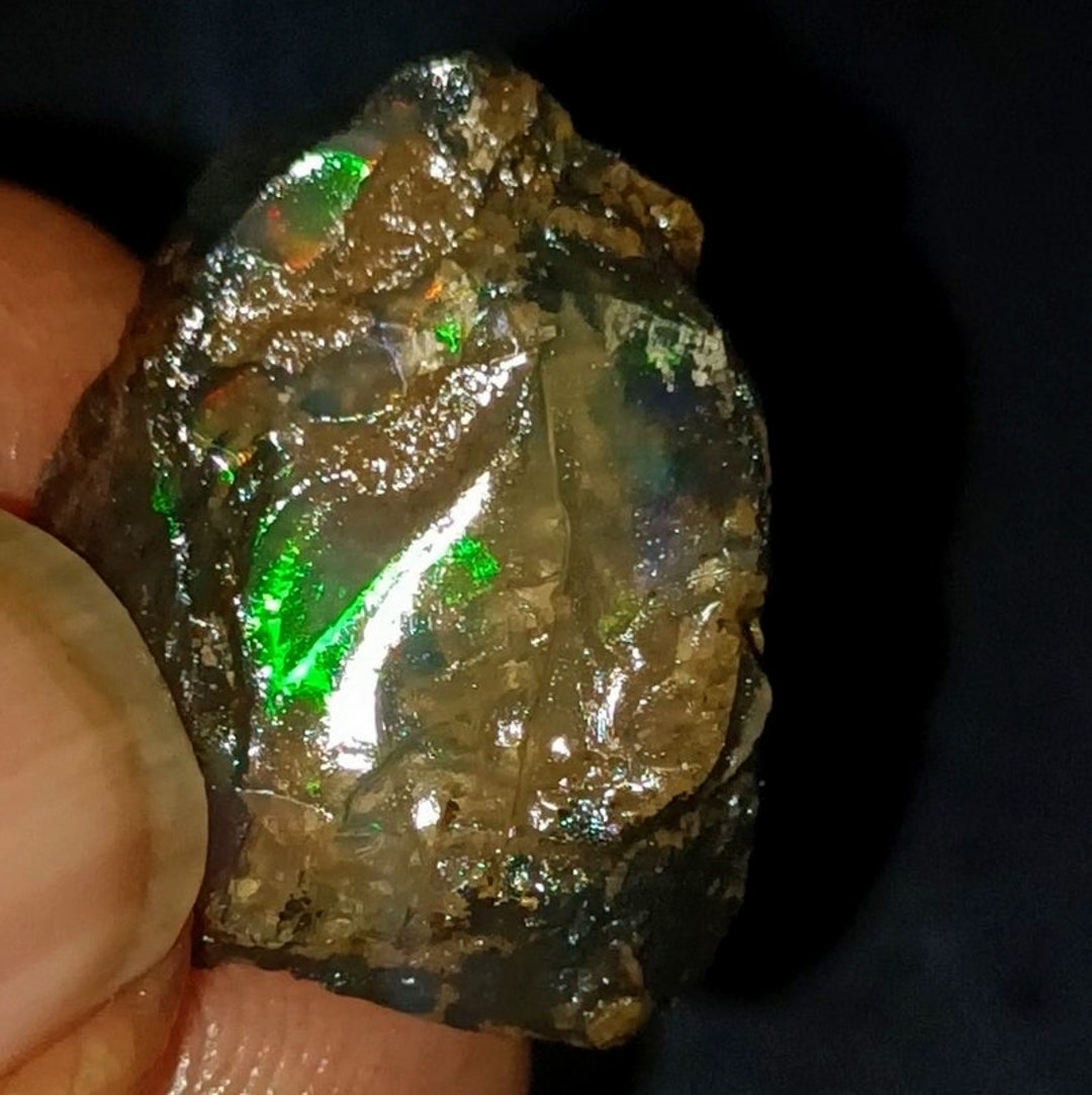 16 Carat Very Rare Natural Ethiopian Opal Rough, Raw Opal, Welo Fire ...