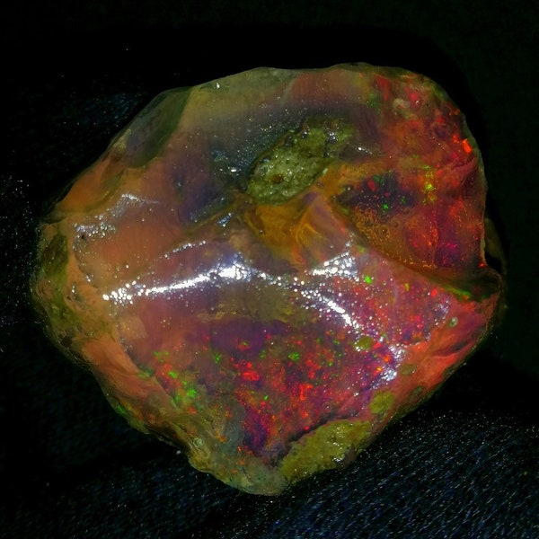 Raw Fire Opal - Etsy