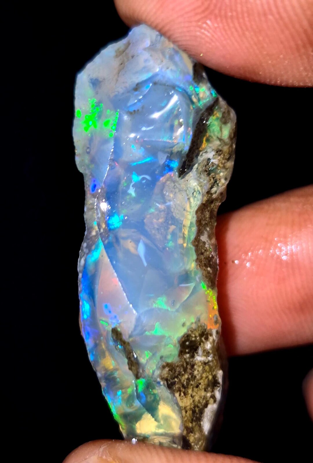42.70 CTS, Ethiopian Opal Raw, Opal Rough, Crystal Opal Rough, Big Opal ...