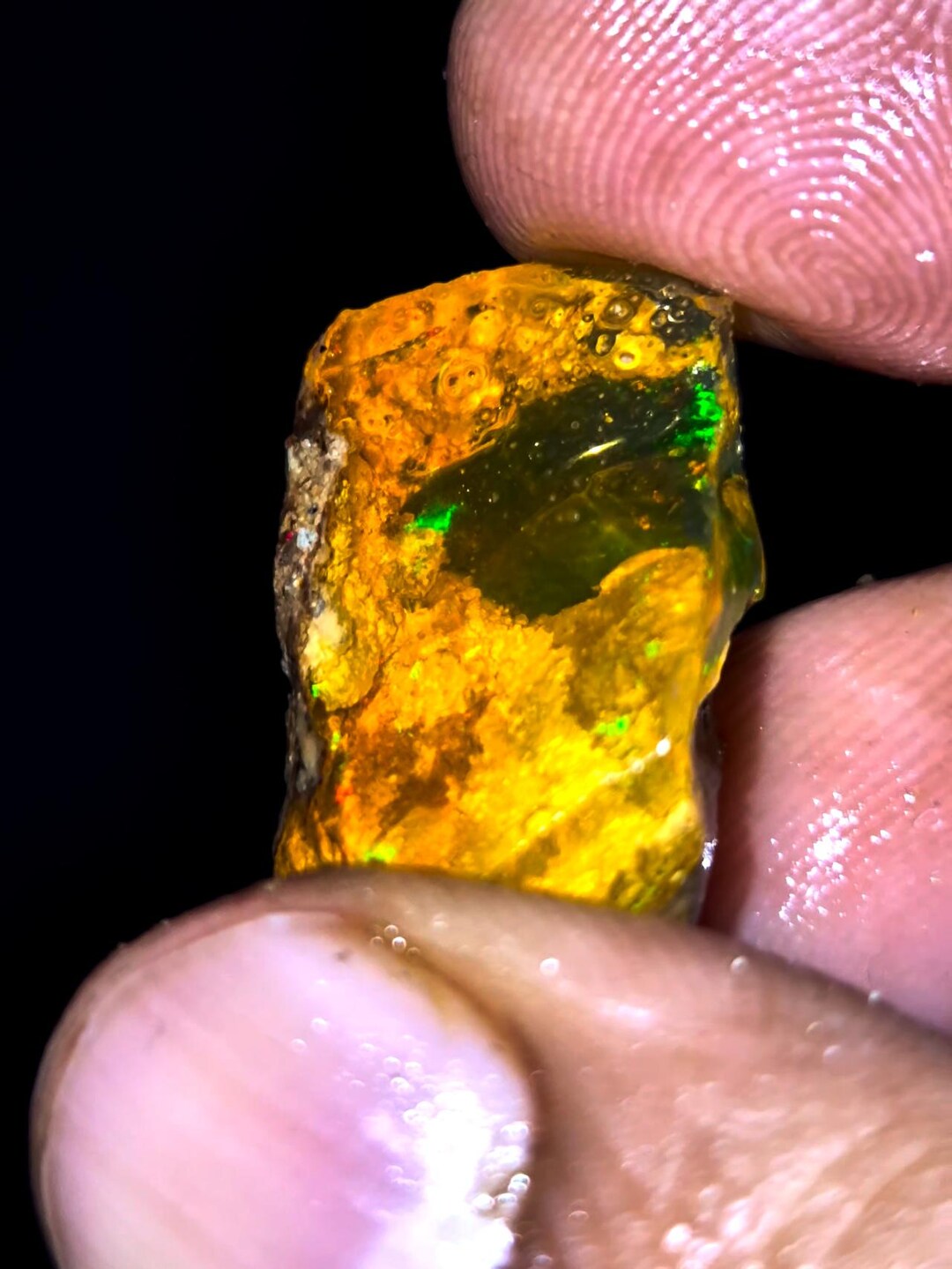 12 Crt Natural Ethiopian Fire Opal Rough Top Grade Fire Opal Rough ...