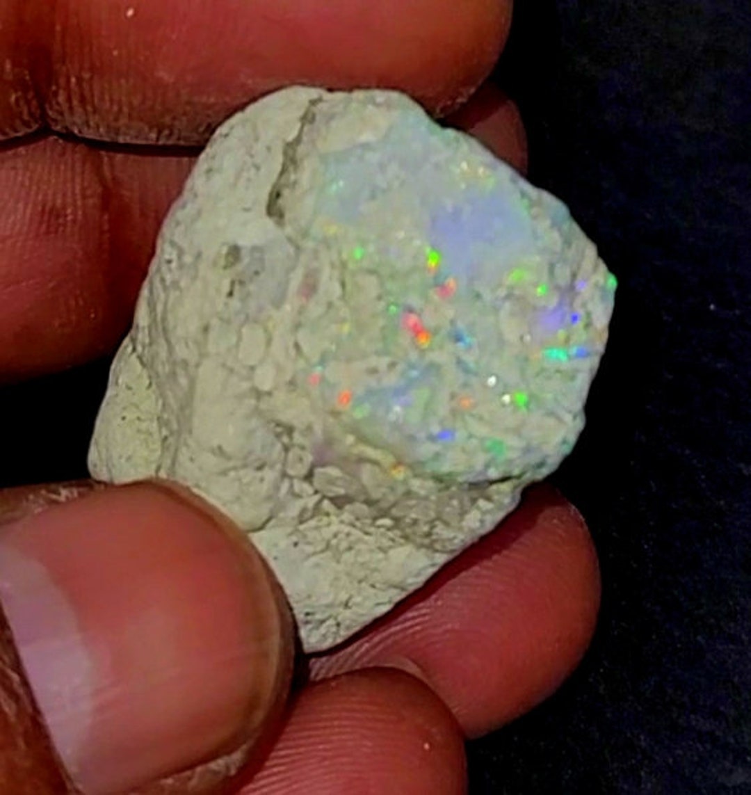 40 Carat Very Rare Natural Dry Ethiopian Opal Rough, Raw Opal, Welo ...