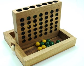 Wooden Connect Four - Etsy